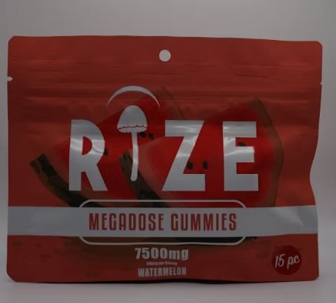 Rize MegaDose Mushroom Gummies Mango – Weirdos Inc.