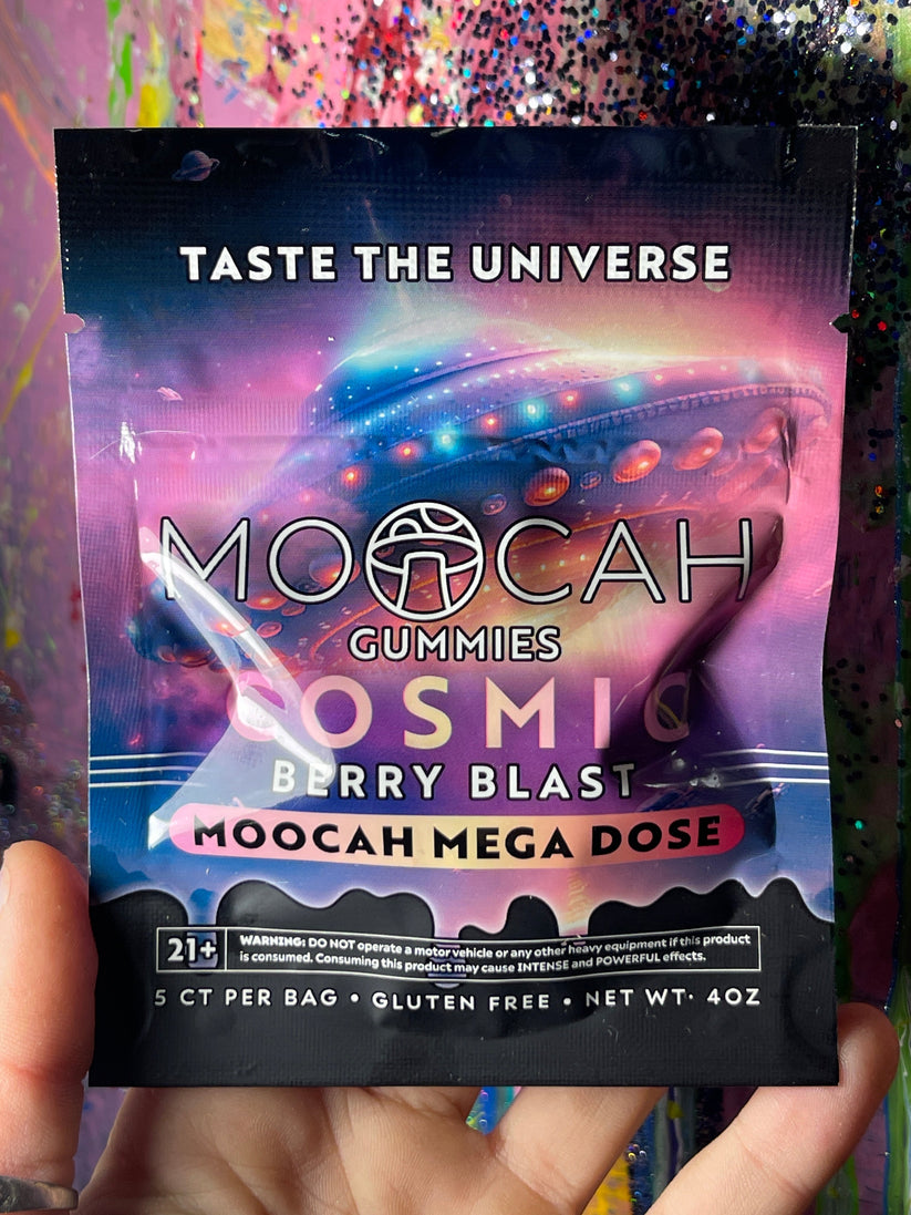 Moocah Gummies Cosmic Berry Blast Mega Dose – Weirdos Inc.